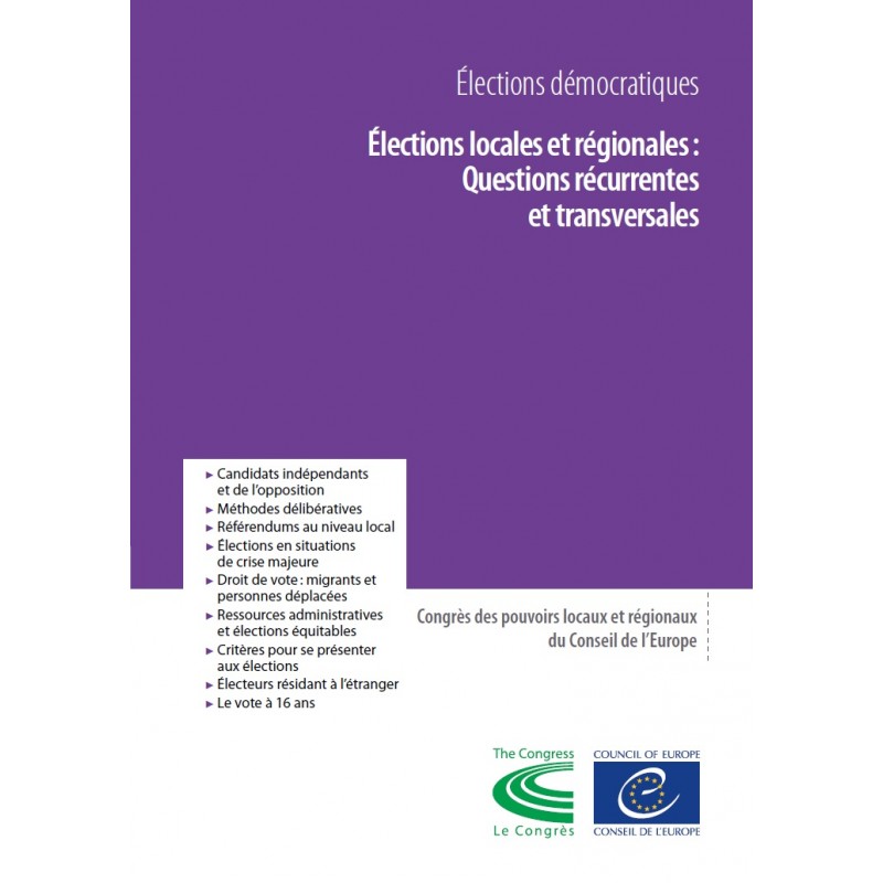 Élections démocratiques - Élections locales et régionales : Questions ...